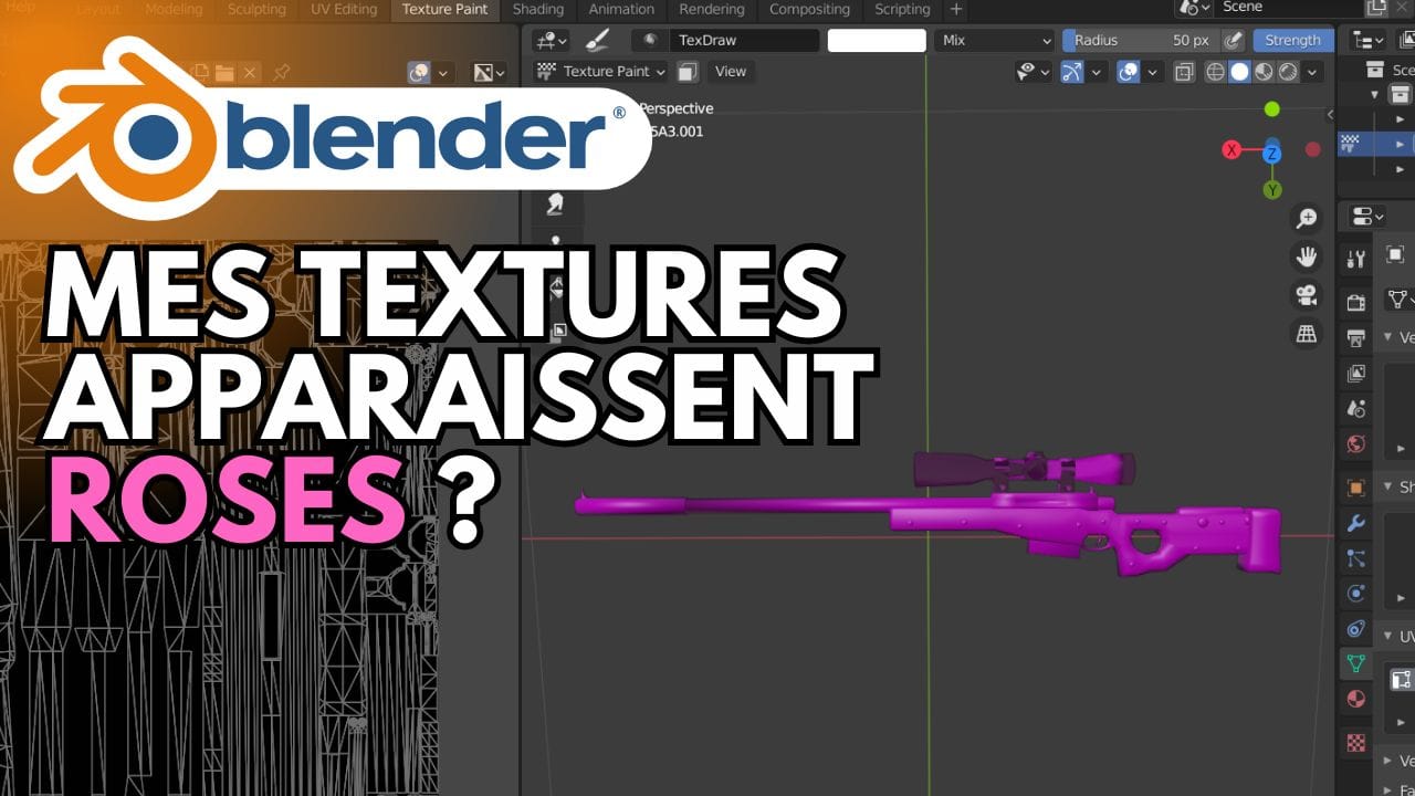 Pourquoi mes textures apparaissent roses dans Blender ? Causes et ...