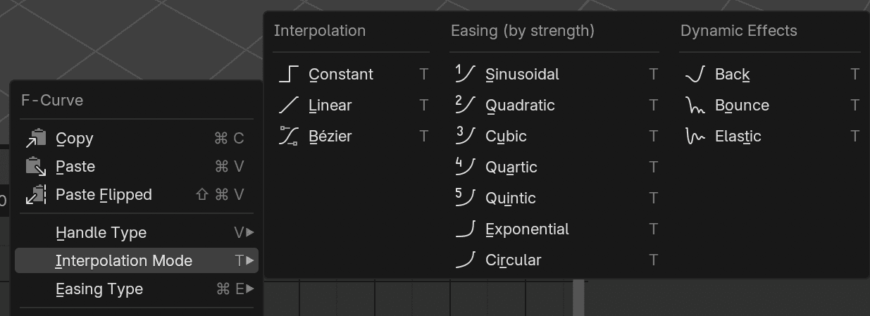 Quelle est la différence entre le Handle Type et le Interpolation Mode dans Blender pour l ...