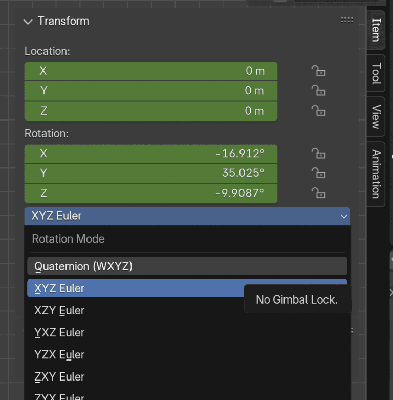 Comment éviter le Gimbal Lock dans Blender ? - Apprendre Blender
