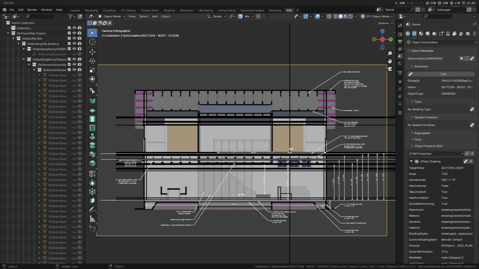 Bonsai pour Blender : la puissance du BIM open source - Apprendre Blender