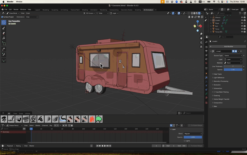 Formation Blender Grease Pencil - Apprendre Blender